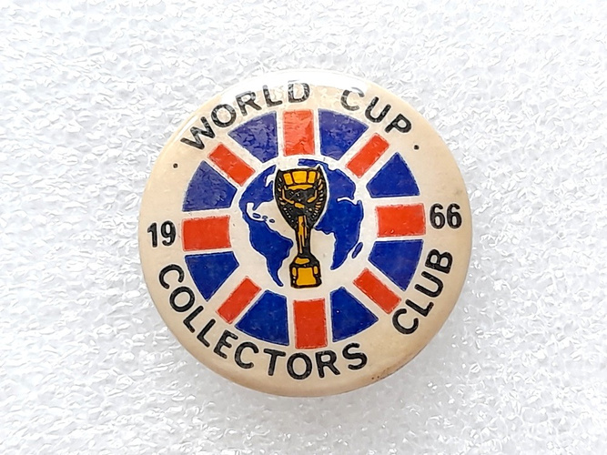 FIFA World Cup England 1966 Collectors Club button badge | Badges ...
