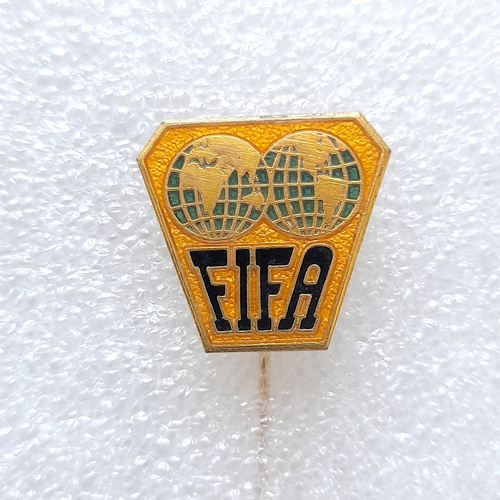 FIFA old crest yellow badge (enamel) | Badges \ Football Federations ...